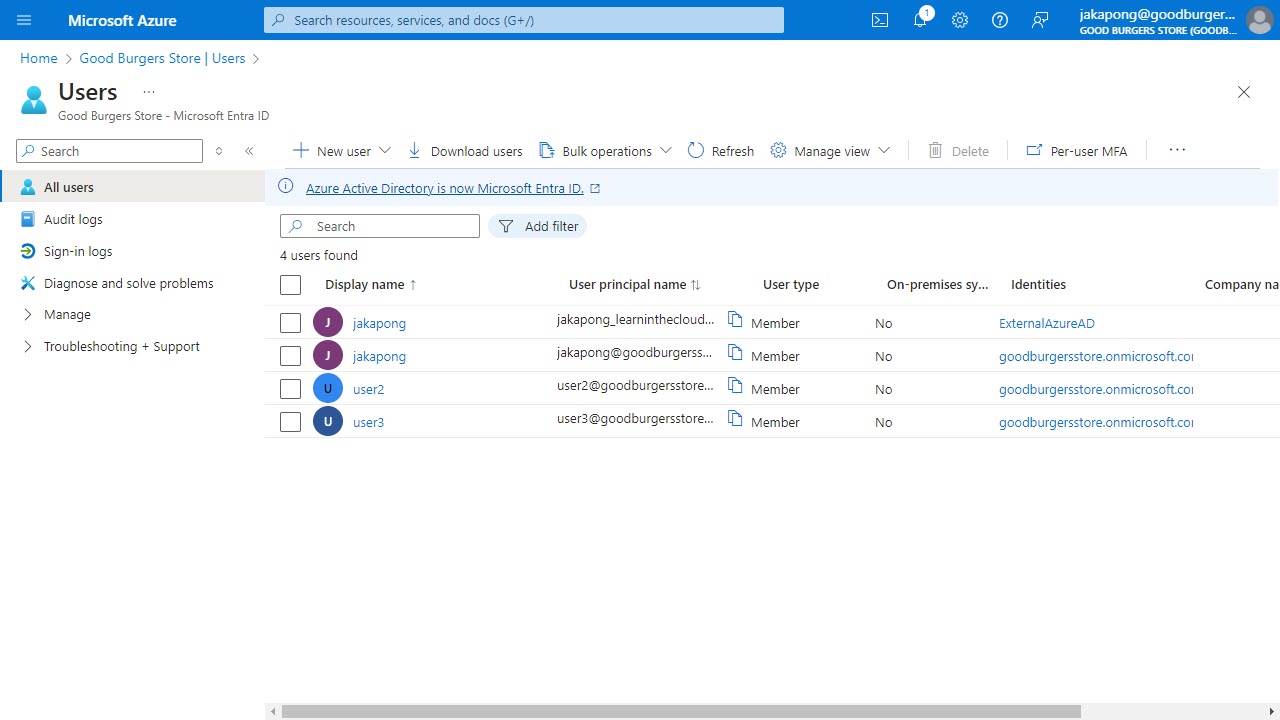 Restore Deleted Users Learn In The Cloud